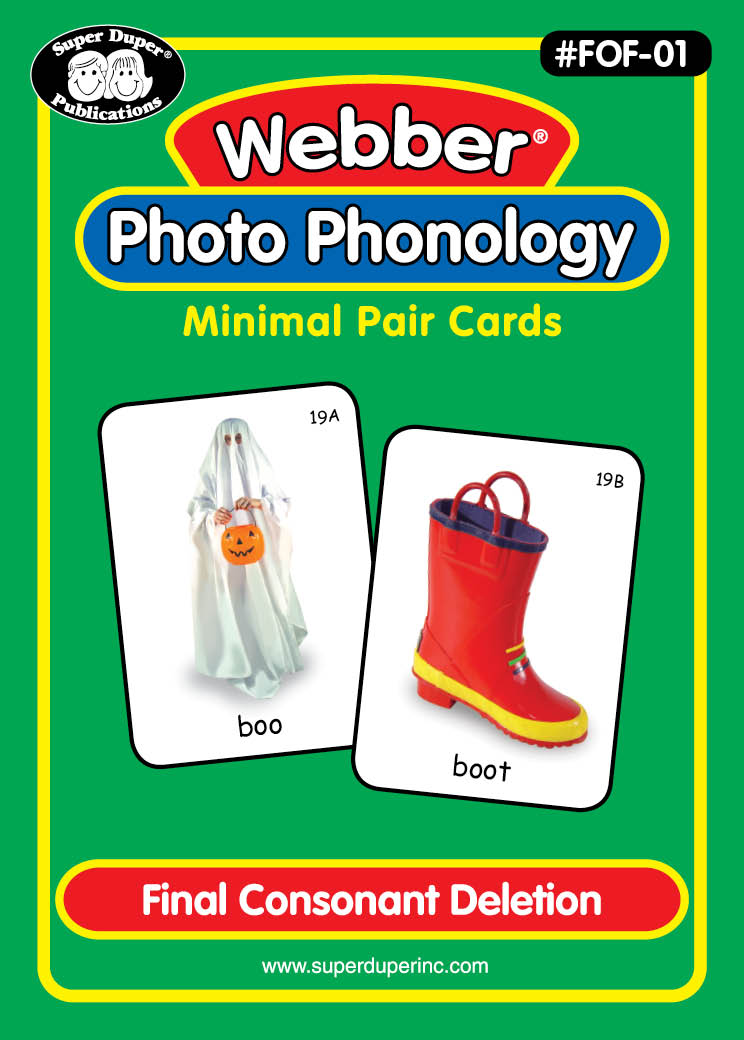 Webber Photo Phonology Minimal Pair Cards - Final Consonant Deletion ...
