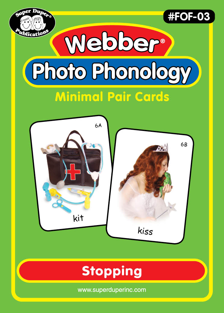 Webber Photo Phonology Minimal Pair Cards - Stopping - cards - by Super ...