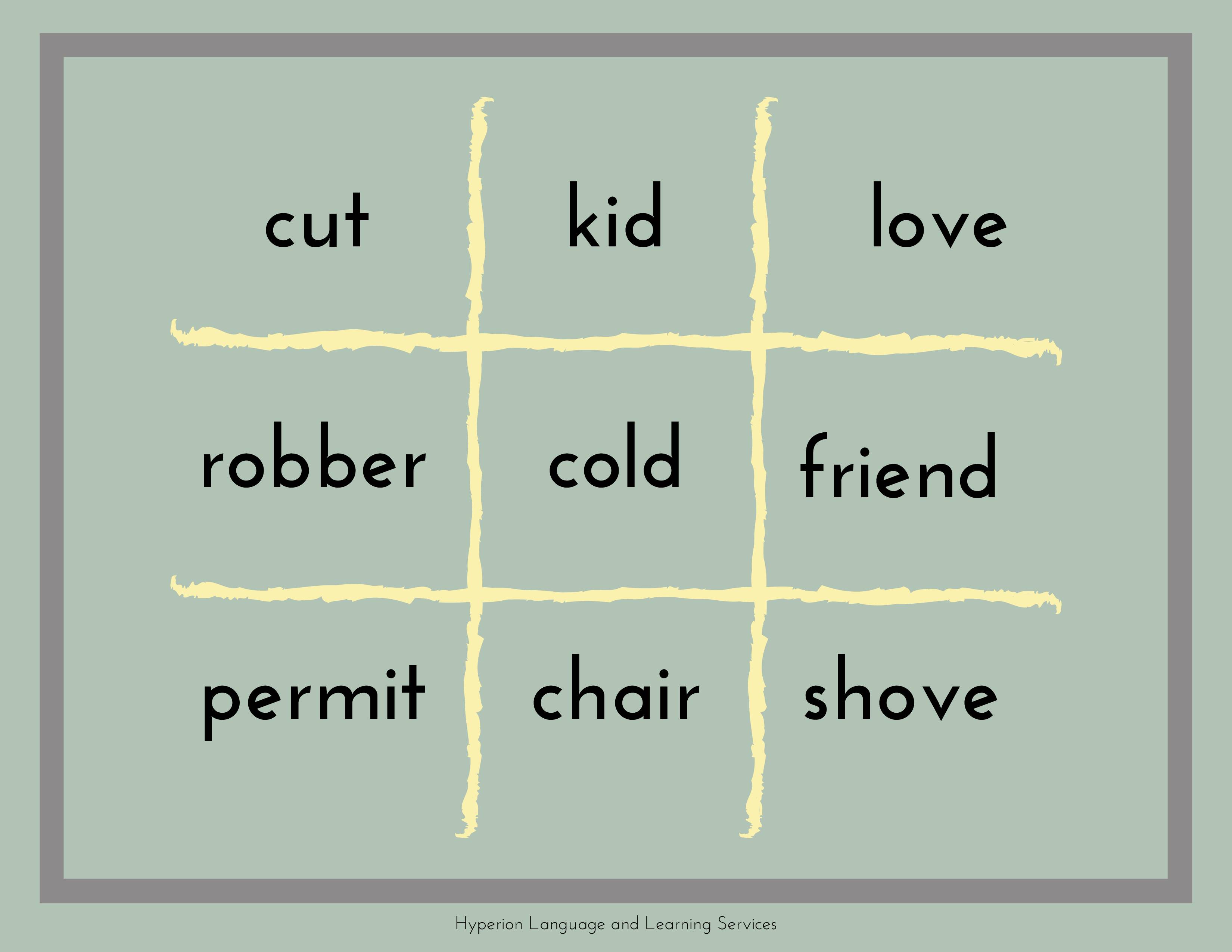Synonym Tic Tac Toe - pdf - by Emily Creteau - TrE