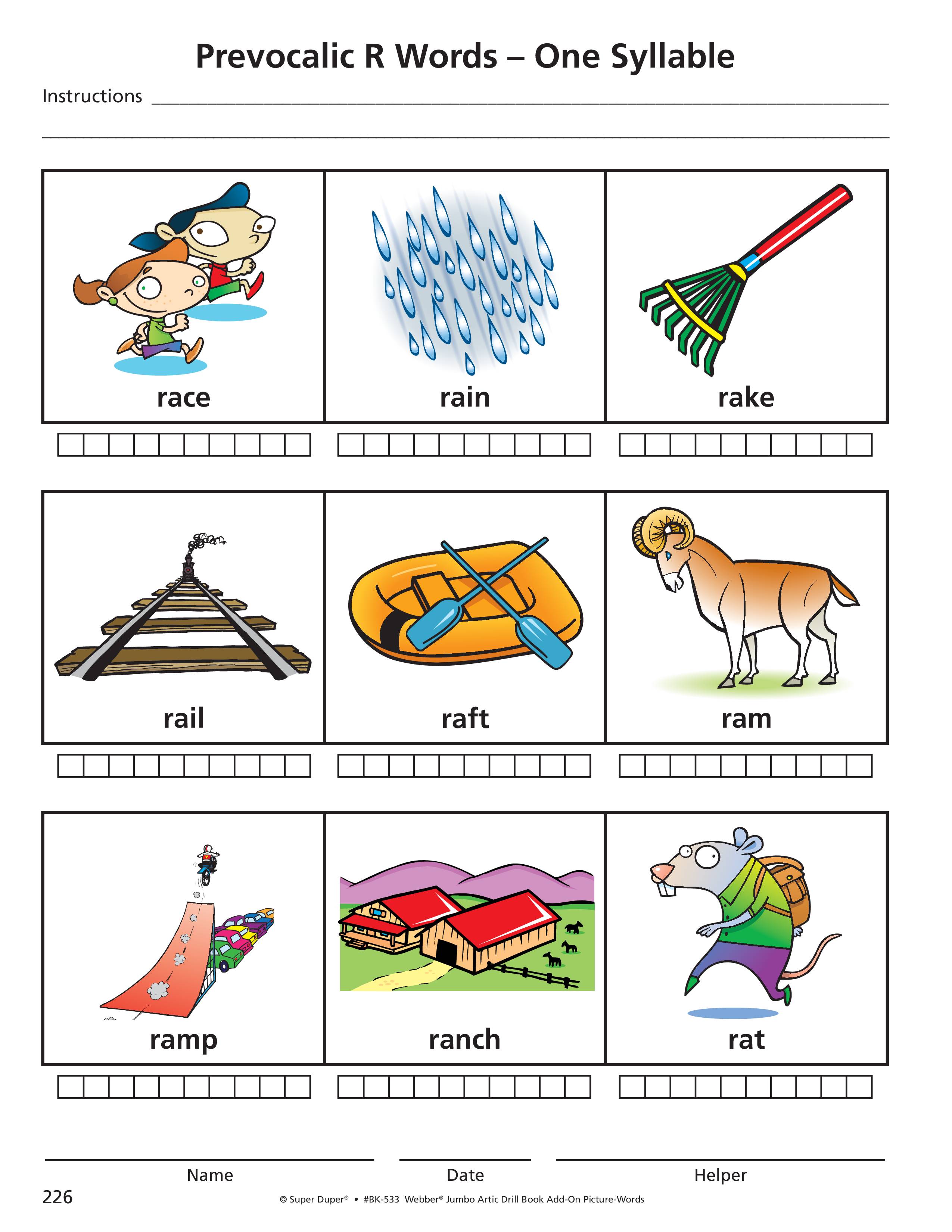 R/R Blends Worksheets - Webber Jumbo Artic Drill Book Vol 2 - pdf - by ...