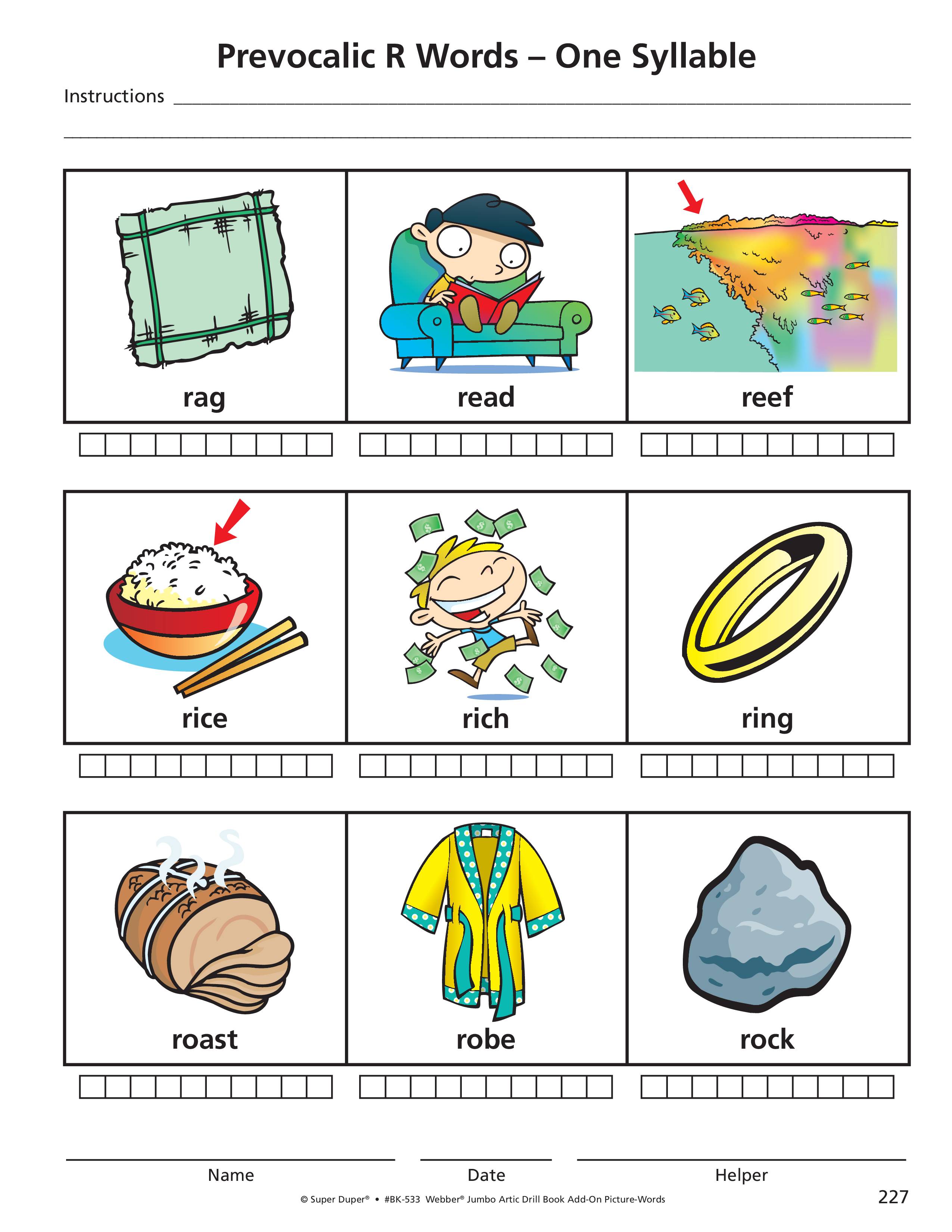 R/R Blends Worksheets - Webber Jumbo Artic Drill Book Vol 2 - pdf - by ...