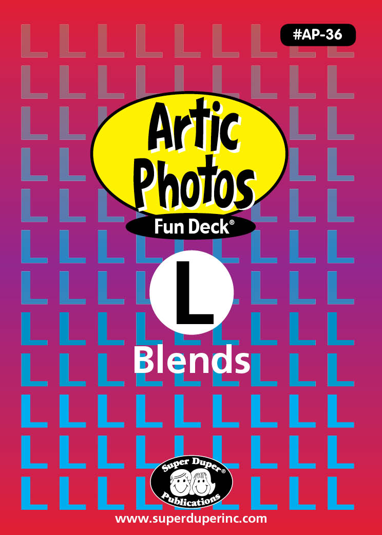 Artic Photos L Blends Fun Deck® - cards - by Super Duper Publications - TrE