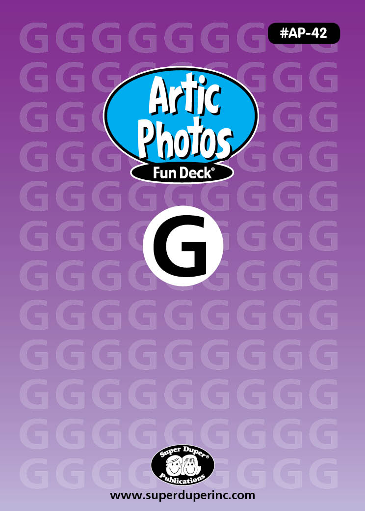 Artic Photos G Fun Deck® - cards - by Super Duper Publications - TrE