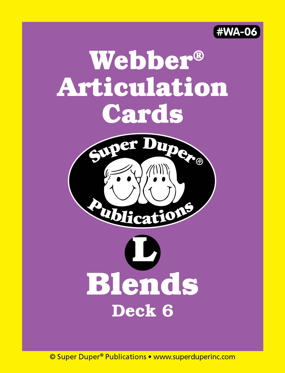 Webber Articulation Cards - L Blends - cards - by Super Duper ...