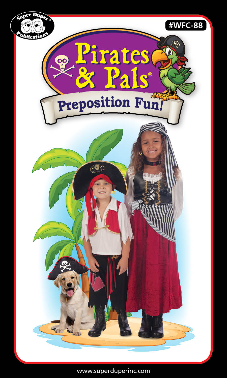 Pirates & Pals® Preposition Fun Card Deck - cards - by Super Duper ...