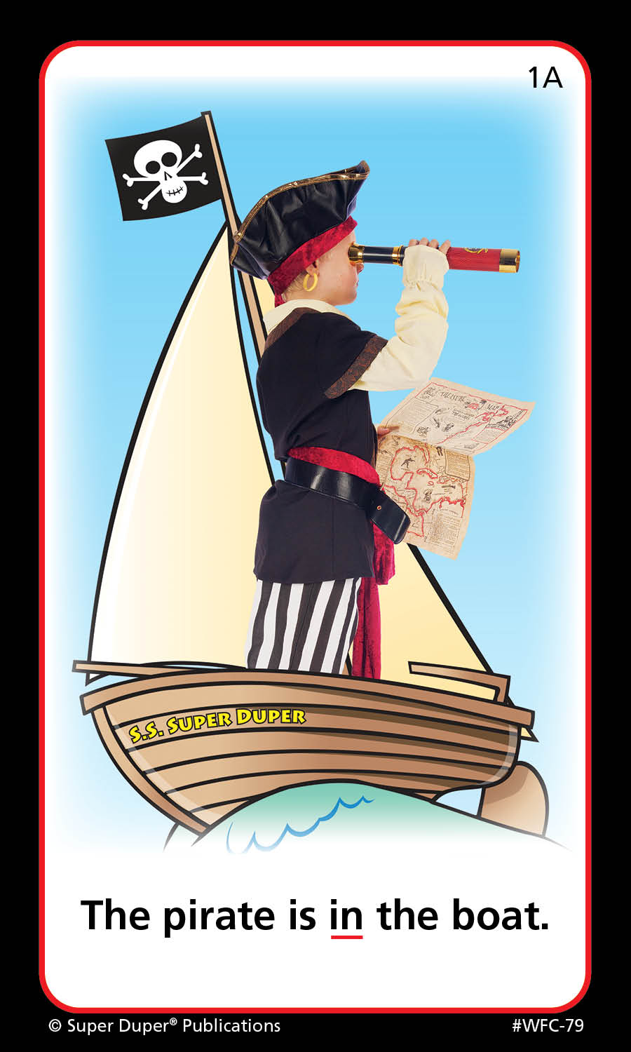 Pirates & Pals® Preposition Fun Card Deck - cards - by Super Duper ...