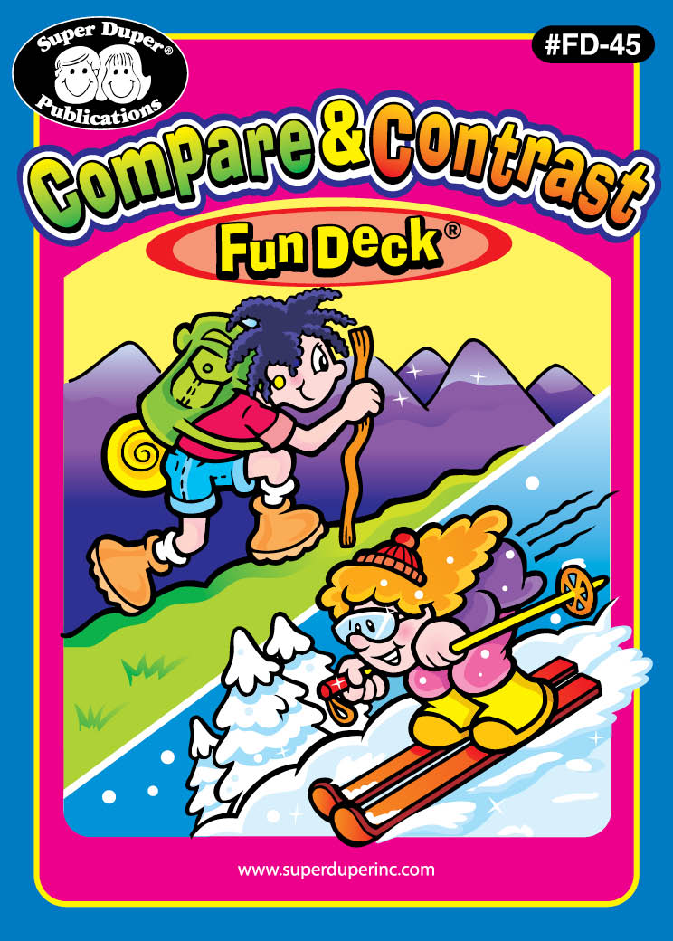 Compare and Contrast Fun Deck - cards - by Super Duper Publications - TrE