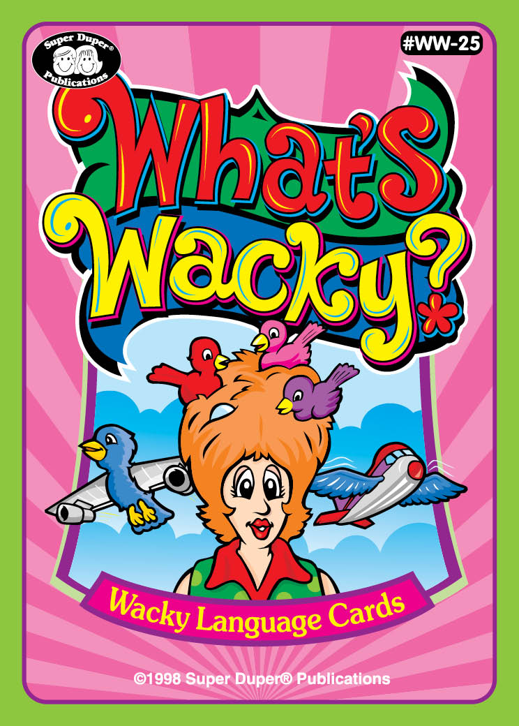 What's Wacky? Language Cards - cards - by Super Duper Publications - TrE